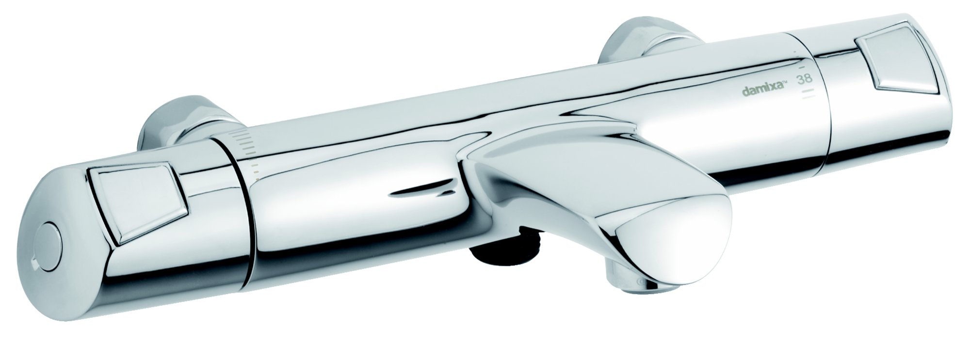 Damixa Rowan Thermixa 400 kararmatur, krom | 575540000 | CompletVVS.dk