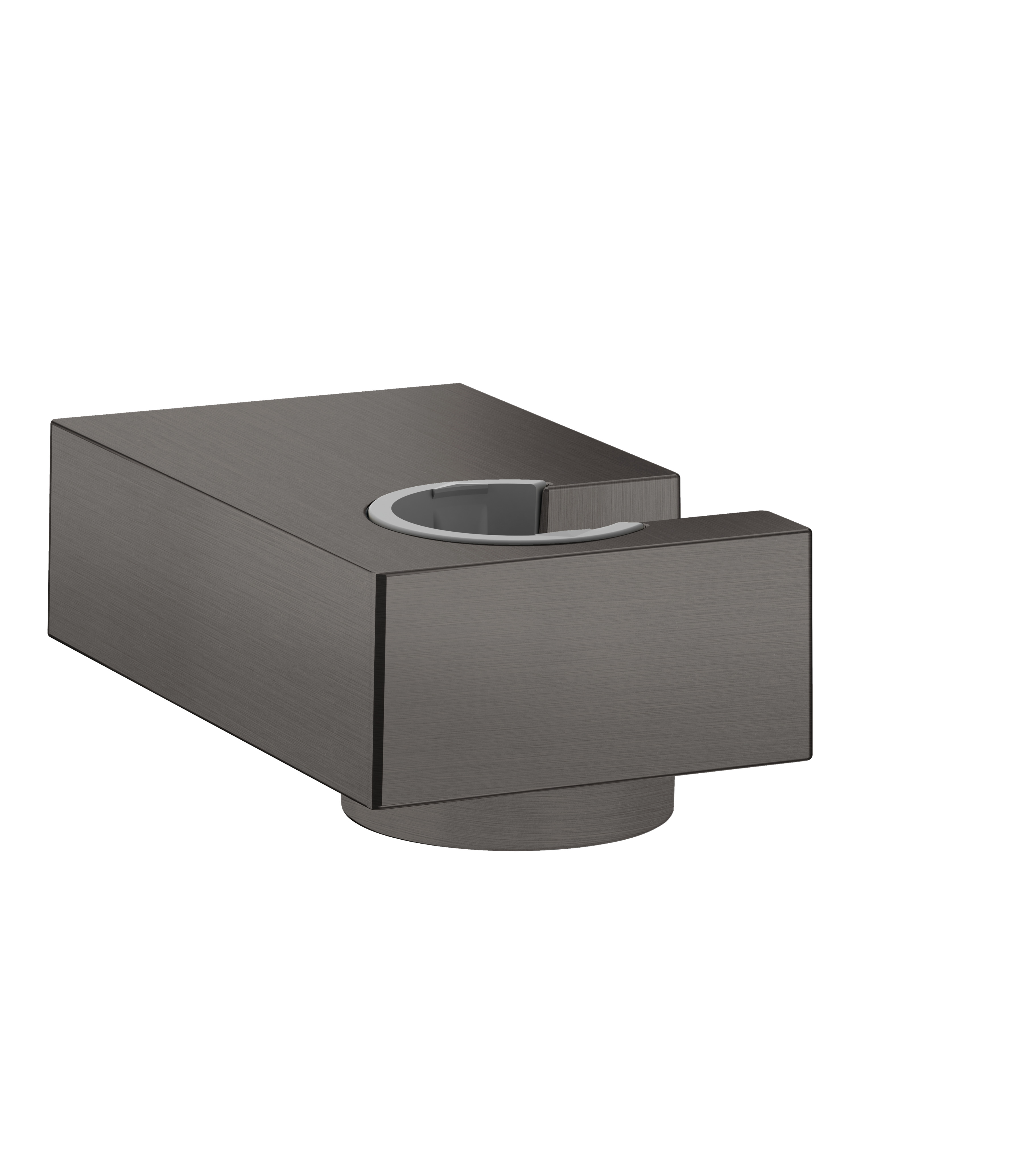 Hansgrohe Porter E håndbruserholder, børstet sort krom | 28387340 ...