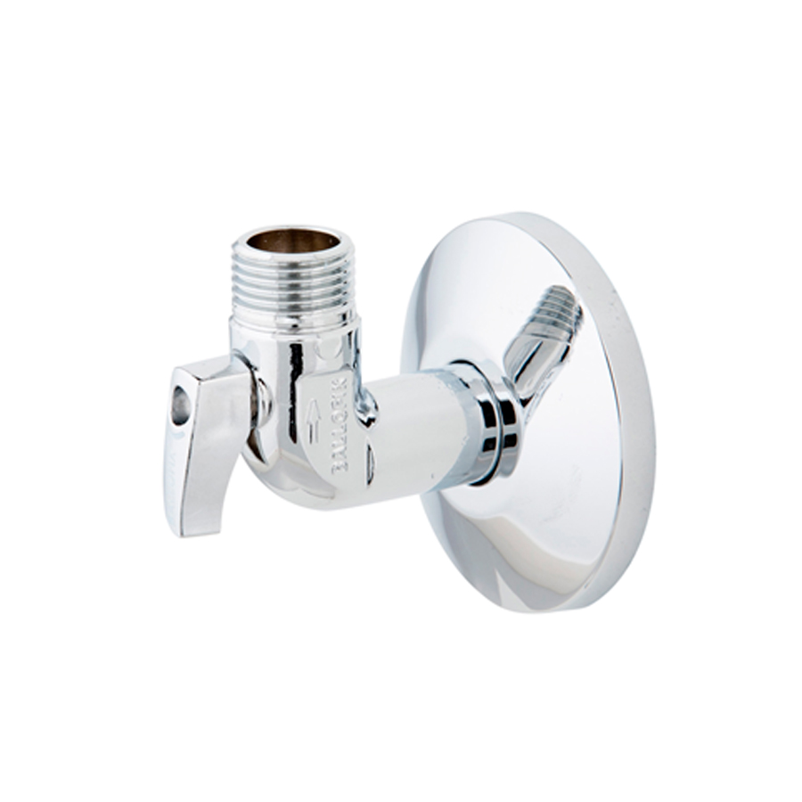 Broen Ballofix 1/2" nilhane med kontraventil, roset og greb | 42100000 ...