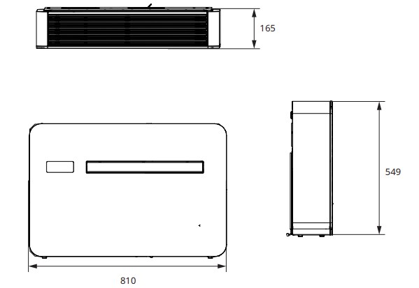 Panasonic Rac Solo 16 luft til luft klimaanlæg, 1,7 kW | P-MOG16IC5-E
