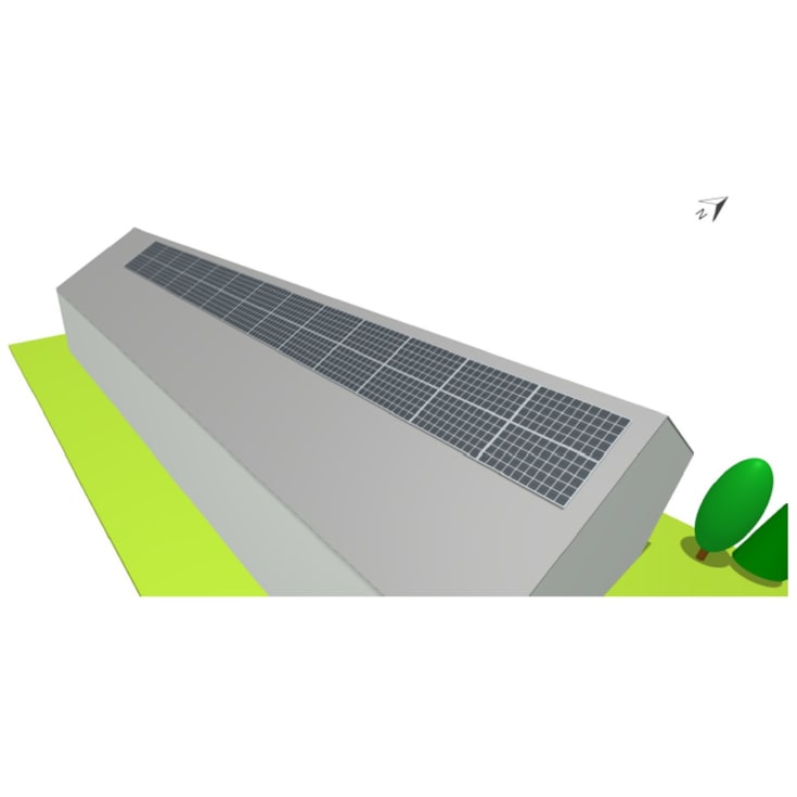 Solcelle pakkeløsning til eternit tag, 10,53kWp | PAKKE ETERNIT 10,2 KWP