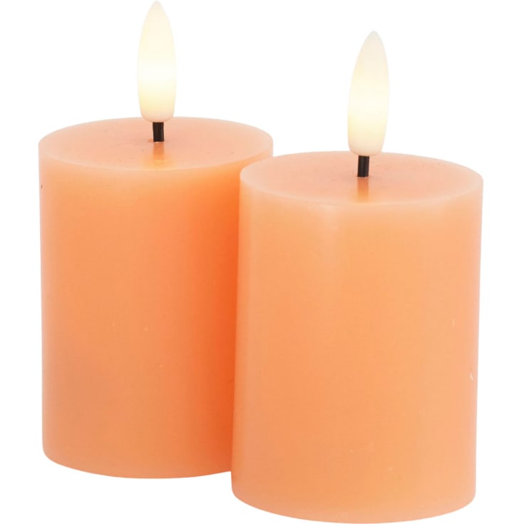 Sirius Sille LED blockljus, batteri, orange | 80344