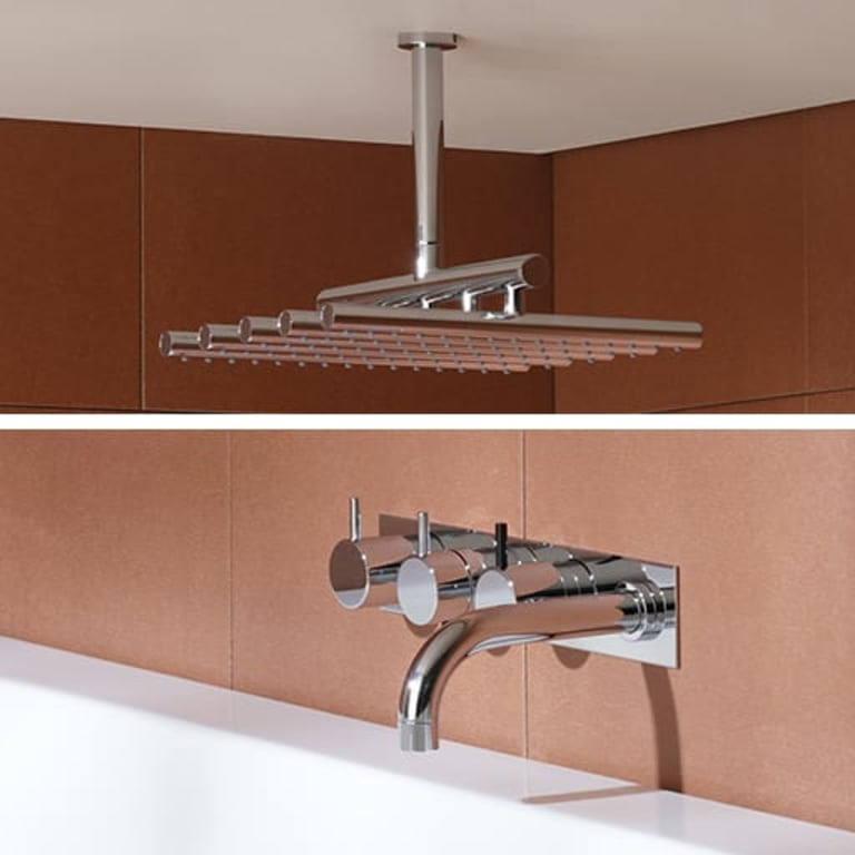Vola 5414C-051A badkarsblandare med duschset,mässing | 5414C-051A-19