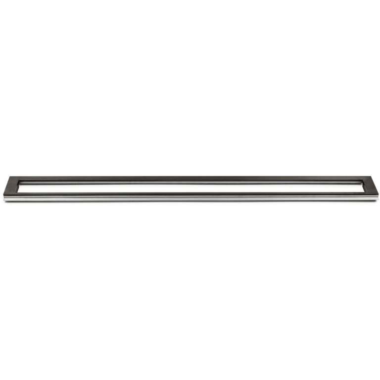 Unidrain HighLine Colour ramme, 900 mm, højde 10 mm, børstet sort ...