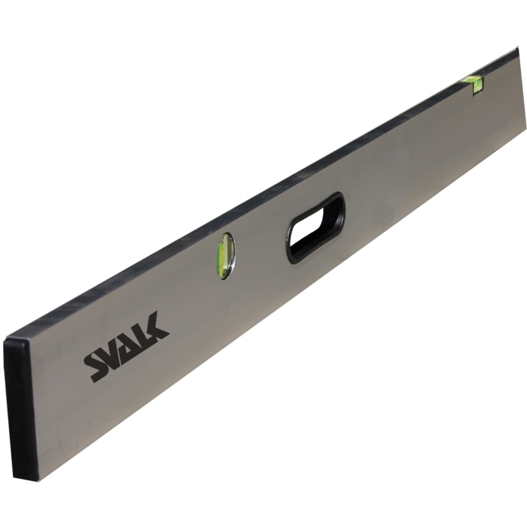 Retteskinne m. vaterpas, aluminium, 3 meter | 07552