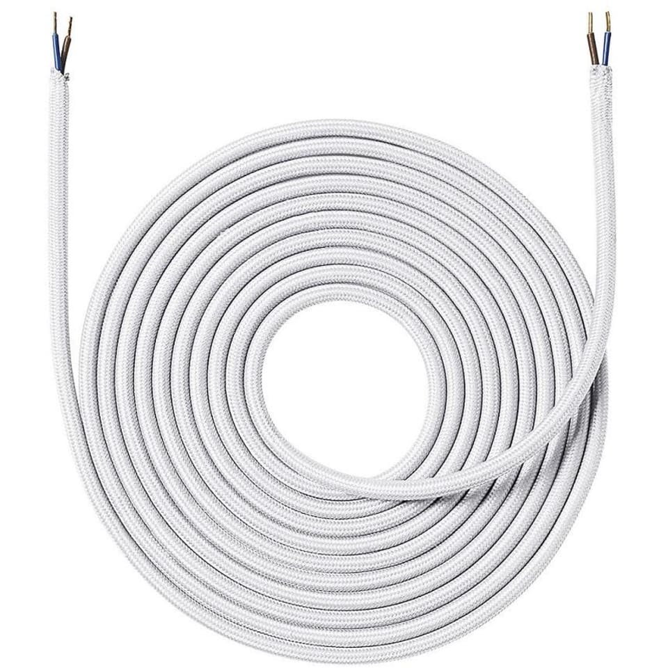 Nielsen Light lampsladd textil, 4 meter, vit | 950400