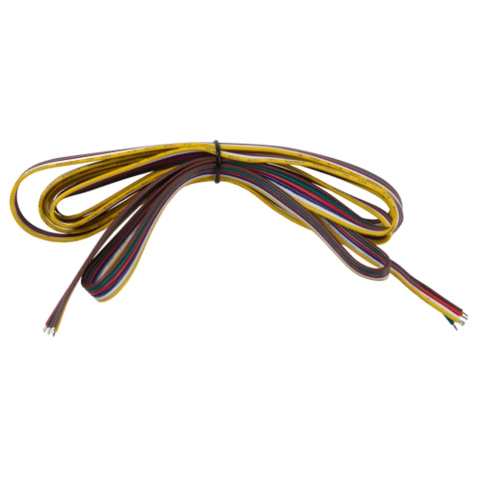 Ansell Lighting 6-ledars DC kabel till LED slinga, 2 meter | A/DC/20/06/01