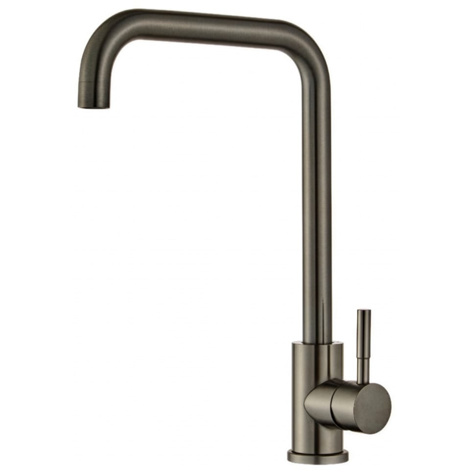 Zen Sanitary køkkenarmatur gun metal med høj svingbar tud | 930239125 ...