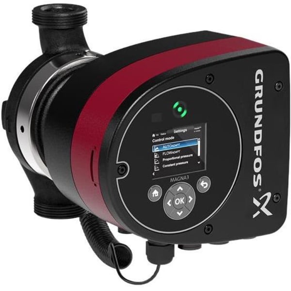 Grundfos Magna3 32-80 Cirkulationspumpe 180 mm (Til varme) | 97924256 ... Grundfos Magna3 32-80 Cirkulationspumpe 180 mm (Til varme) | 97924256 ...