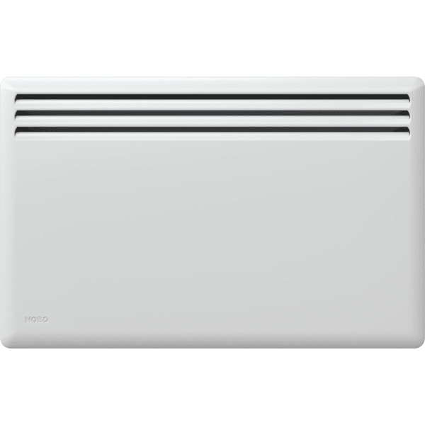 Nobø el-radiator NFK4N frontvarme 230V/750W, hvid, 11 m² | 82340007