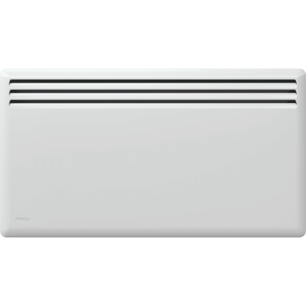 Nobø el-radiator NFK4N frontvarme 230V/1000W, hvid, 15 m² | 82340010