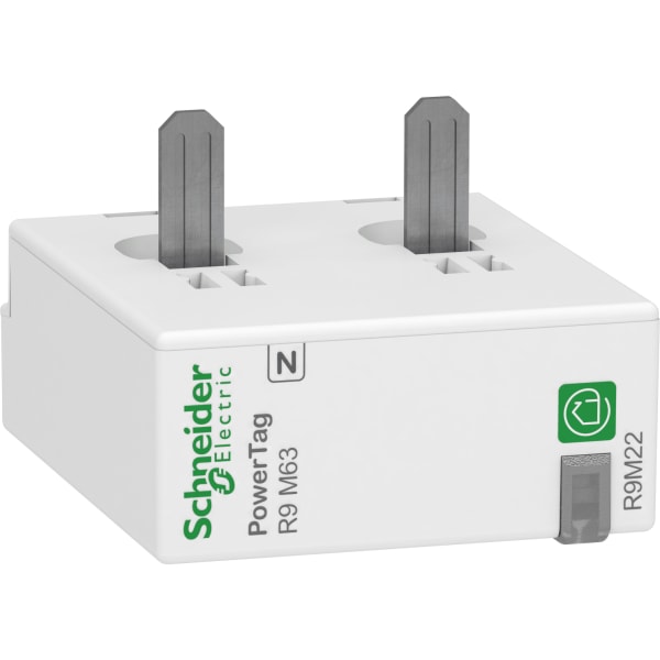Schneider Wiser Energy Powertag 1P+0, nul i højre side | Greenline