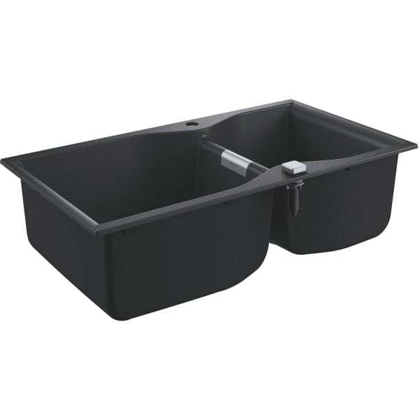 Grohe K700 kjøkkenvask 90x50 cm, sort | 31658AP0 | BilligVVS.no