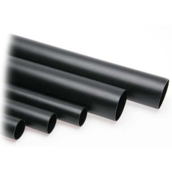 Krympeflex uden lim Ø2,4/1,2 mm i sort på 10 meter | 270093