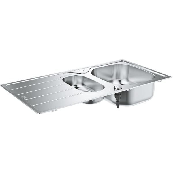 Grohe K200 kjøkkenvask, 96,5x50 cm, rustfritt stål | 31564SD1