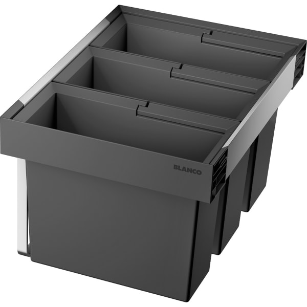 Blanco Flexon II Low 60/3 affaldssystem, 45 liter, sort | BC-526642 ...