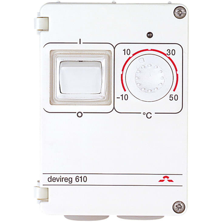 DEVIreg 610 til udendørs montage på væg eller på rør | 140F1080