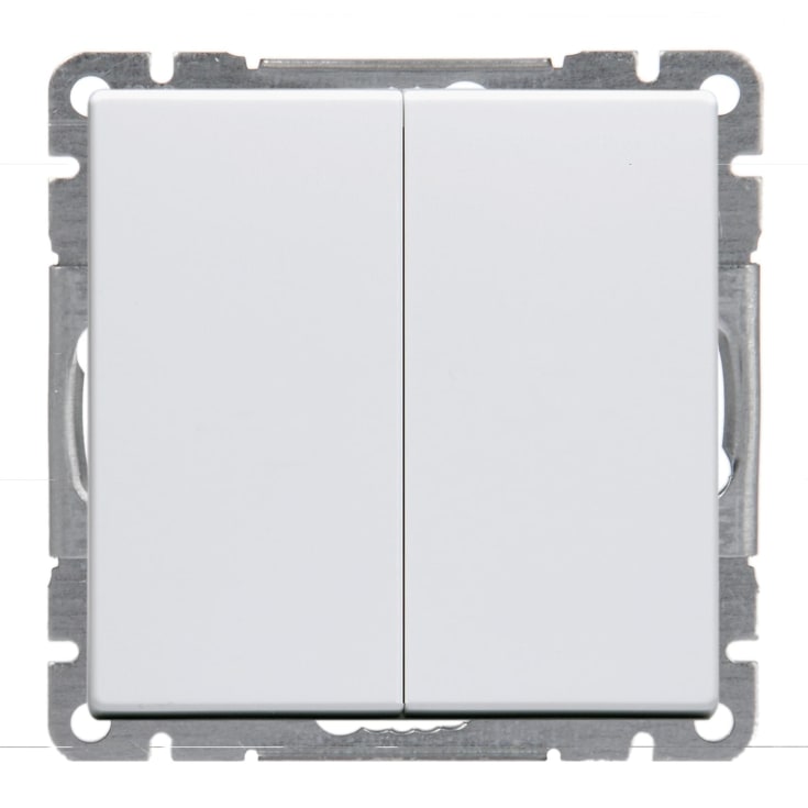ABB Impressivo Afbryder Krone, 1 modul, Hvid | 2TKA00000413