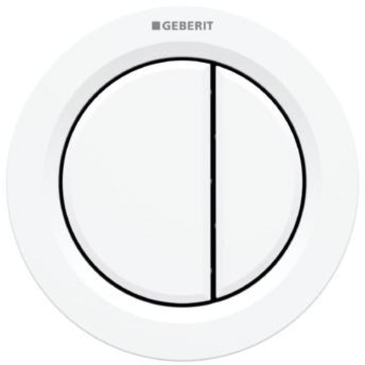 Geberit Omega 01 Round trykknap, hvid | 116.050.11.1
