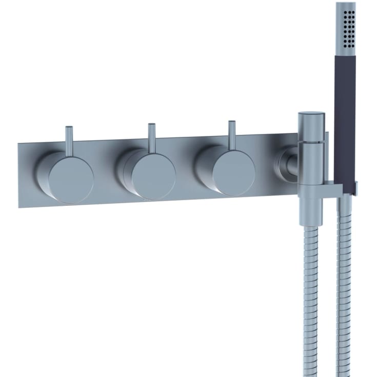 Vola 5474R brusesæt, vandbesparende, krom | 5474R-16