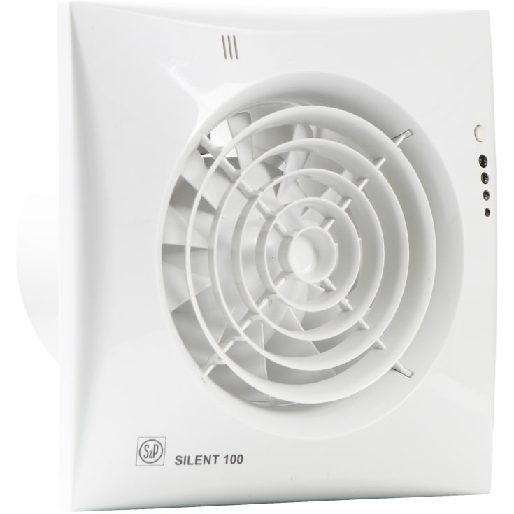 Thermex silent 100CHZ-Visual ventilator - Med timer & justerbar fugtstyring
