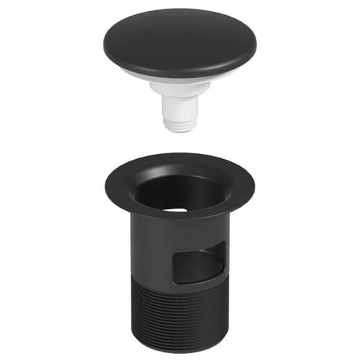 Gustavsberg Artic bottenventil, push-open, matt svart | GB7199ACPOPBL