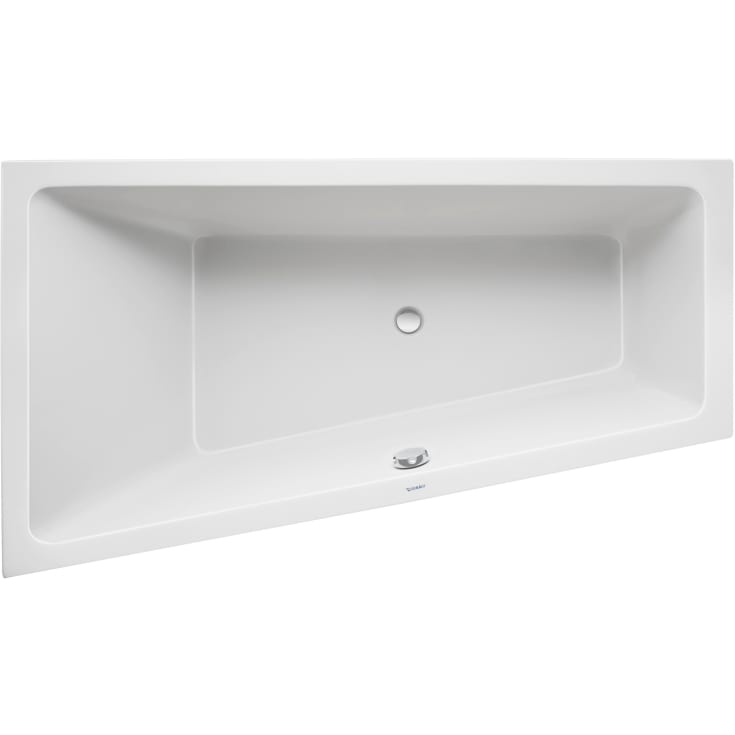 Duravit No.1 badkar, 170x100 cm, vänster, vit | 700508000000000