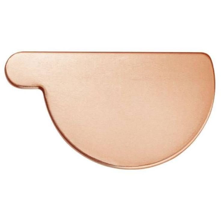 Endebund højre i kobber til tagrende nr. 11 | 201032280000