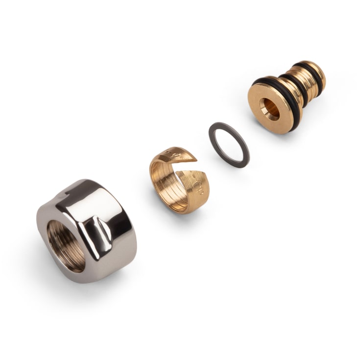 PEX kobling, Ø16x2 24-19, 2 stk | 8334-1