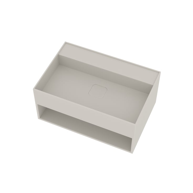 Ideavit SolidBliss-60SH håndvask, 60x40 cm, mat hvid | 290322