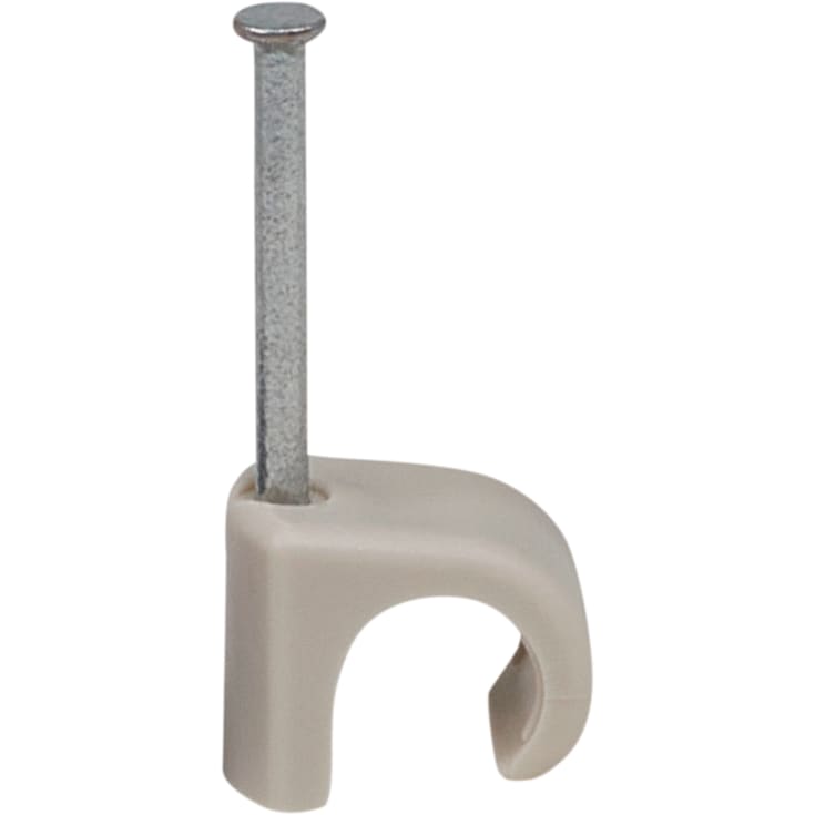 300 stk Tillex kabelclips rund 8-12/30 mm i grå | 101173