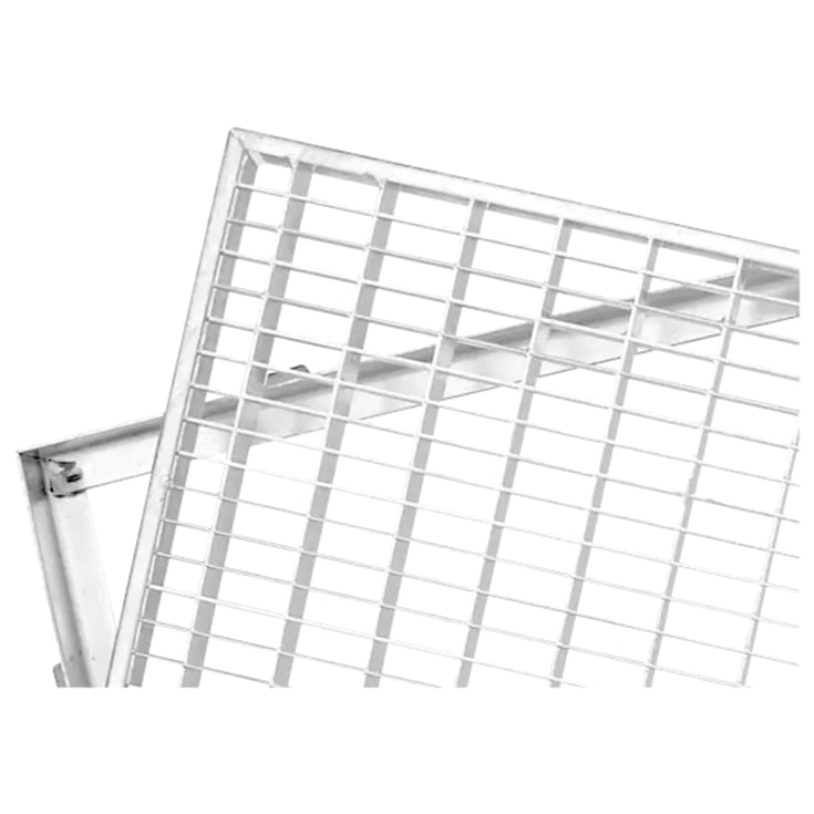 Aco Vario skrapgaller, med ram, 80x50 cm, förzinkat stål | 03499