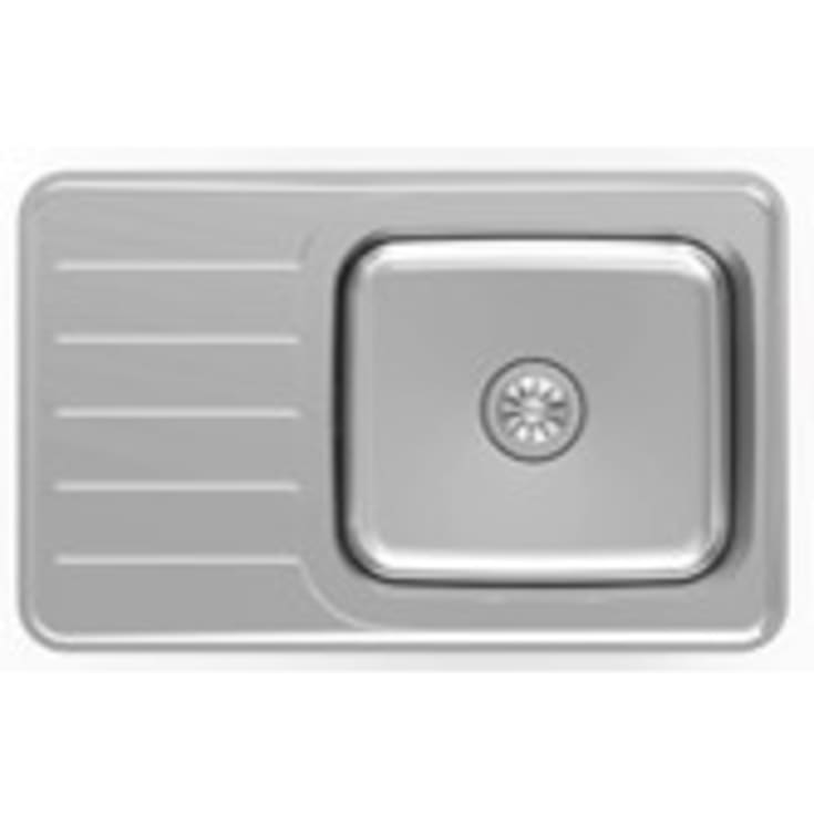 Intra Nivis NIVD82SRF køkkenvask, 82x51,5 cm, rustfrit stål | NIVD82SRF