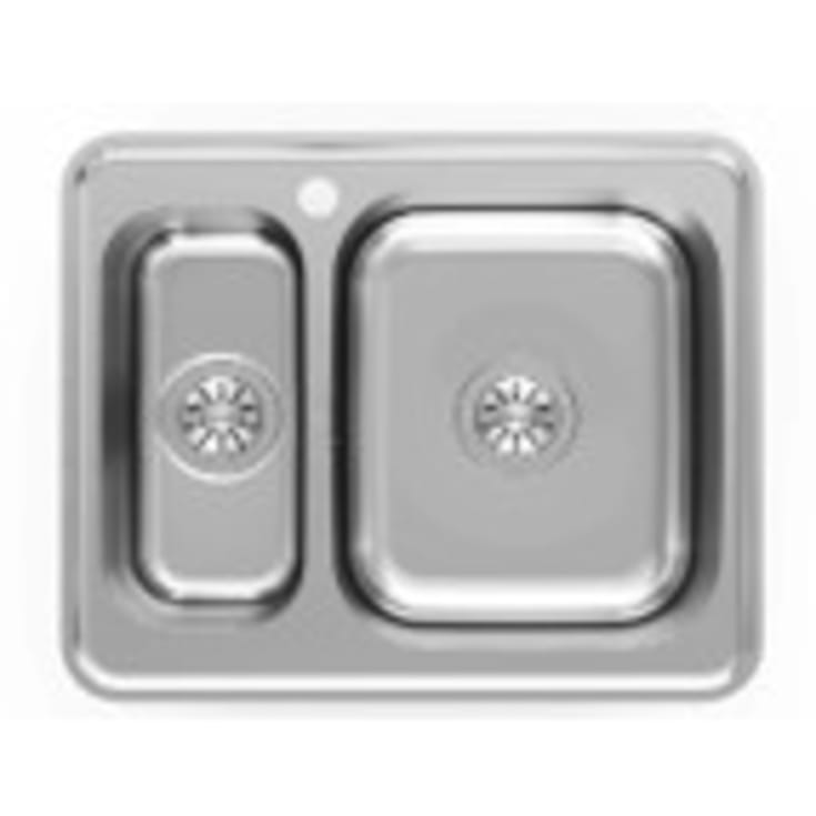 Intra Nivis NIV62SHRF køkkenvask, 62x51,5 cm, rustfrit stål | NIV62SHRF