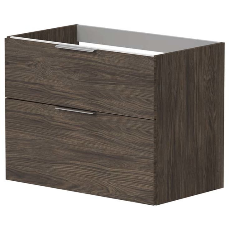 Korsbakken BIG servantskap, med 2 skuffer, soft-close, 81x45,5 cm, brun ...