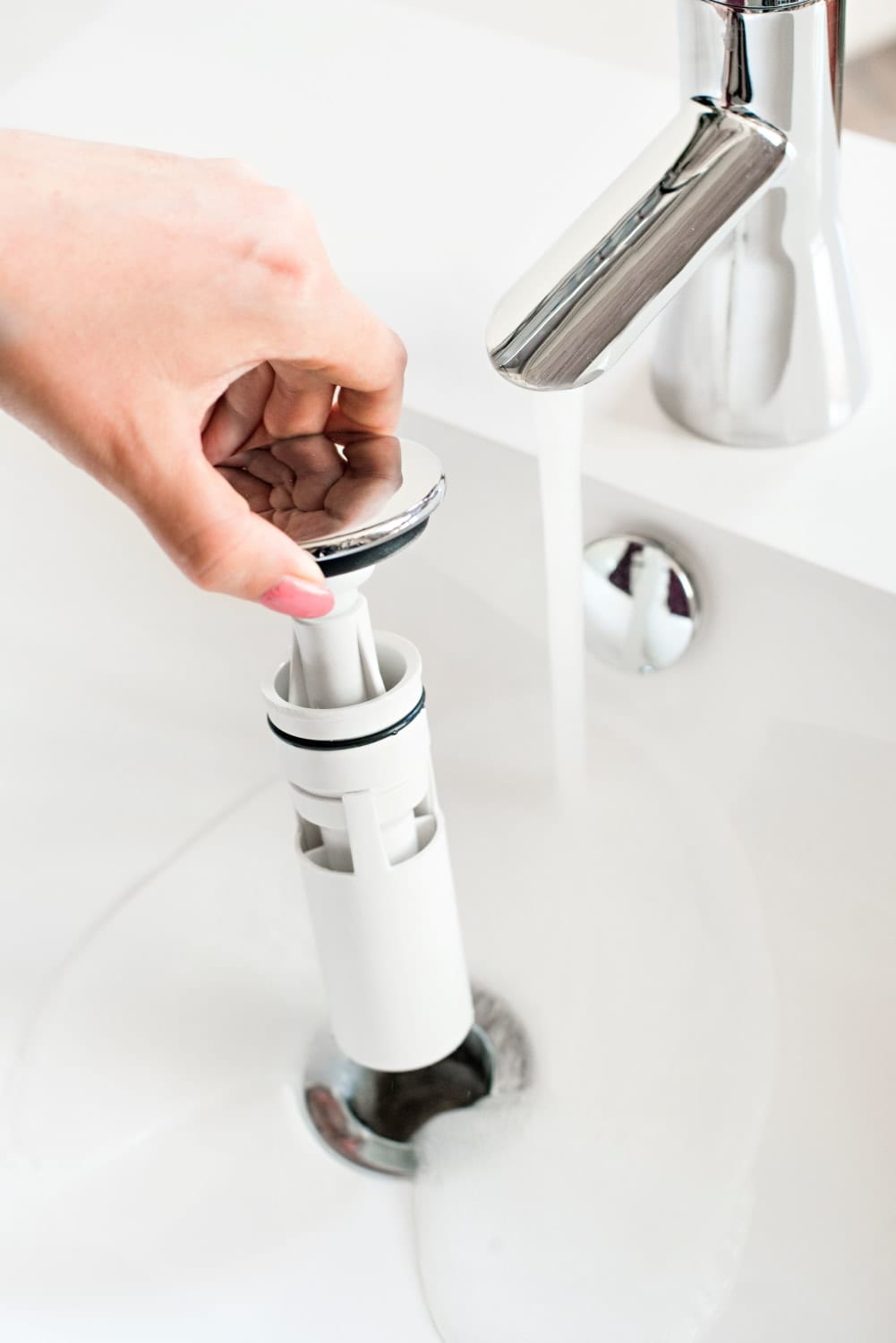 Köp Prevex EasyClean vattenlås m/bottenventil och avloppsslang, vit 1532400