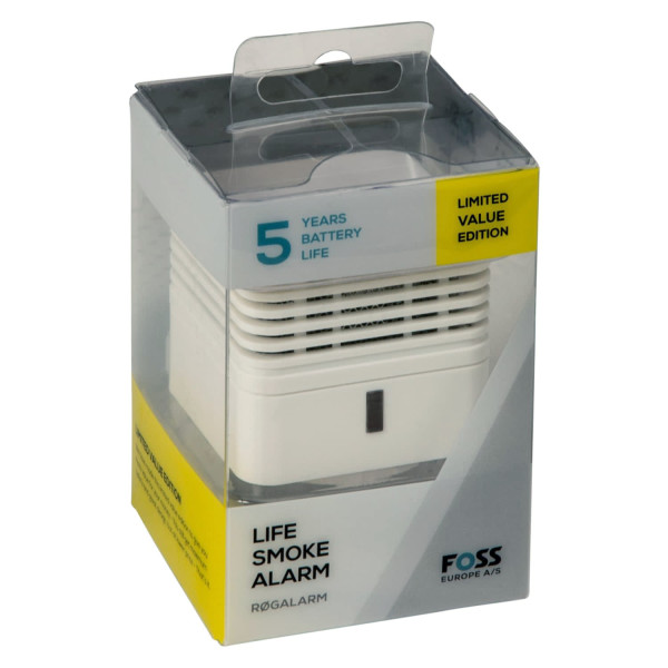 Foss Life Limited Value røgalarm, 5 års lithium batteri, hvid | 100001 ...