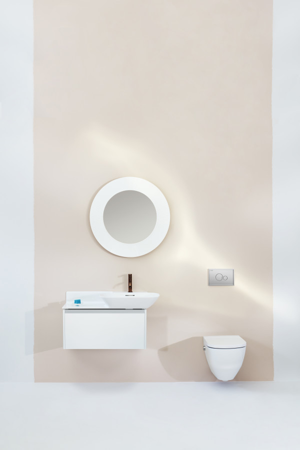 Laufen Lis AW106 betjeningsplade, krom | H9001060040001