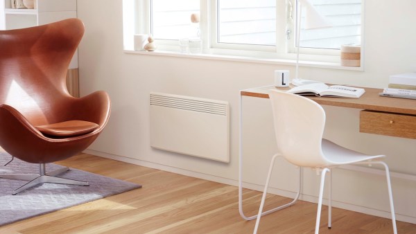 Nobø el-radiator frontvarme 400V/1000W, hvid, 15 m² | 82340410 ...