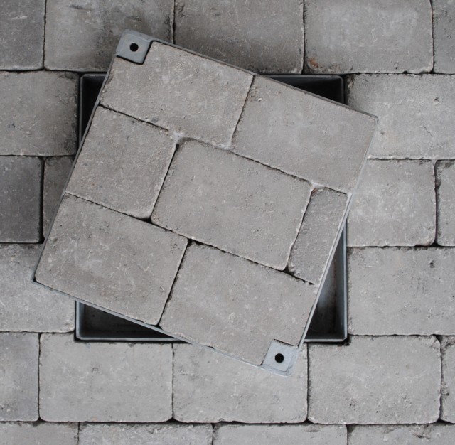 Jesmig fast karm m/dæksel til integrede fliser, passer til 315/425 mm ...