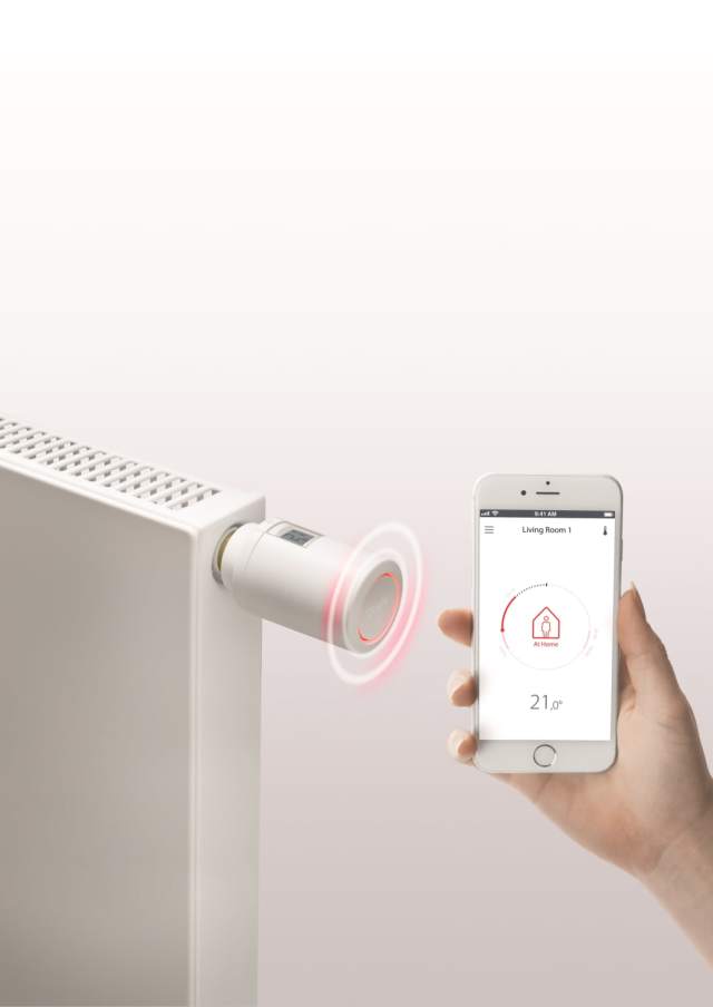 Danfoss Eco 2 termostat til RA, RAVL, RAV, hvit | 014G1115