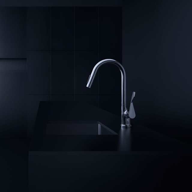 Axor Citterio køkkenarmatur, udtrækstud, krom | 39835000