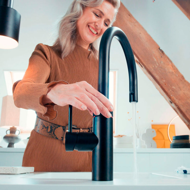 Quooker Flex Pro3 køkkenarmatur, 5-i-1, sort | 050000015