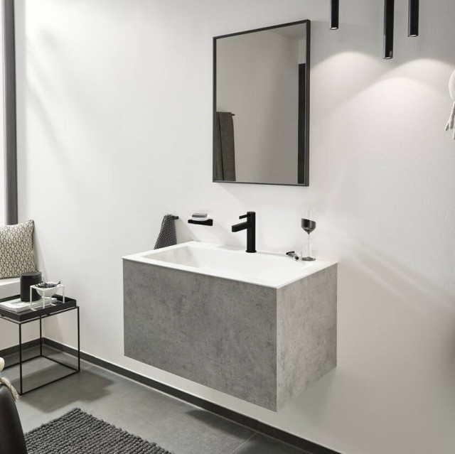 Hansgrohe Finoris 110 servantbatteri, matt sort | 76020670