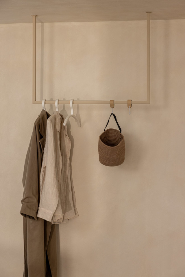 Metallbude Rubi klesstativ, 60x100 cm, beige | 1000340