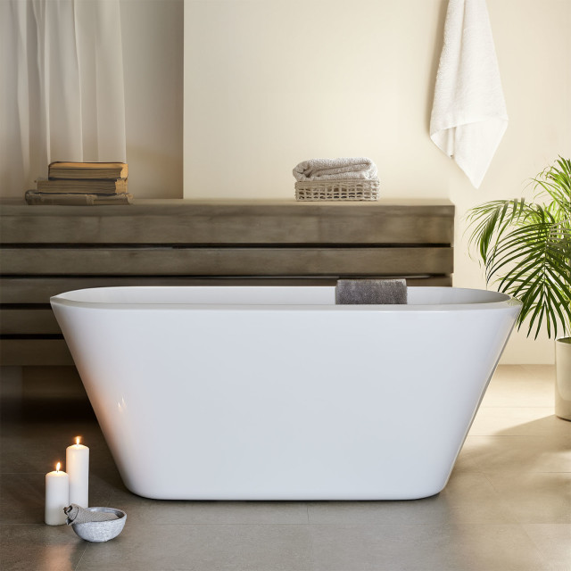 Bathlife Trivas badekar, 160x73 cm, hvit | 40960503