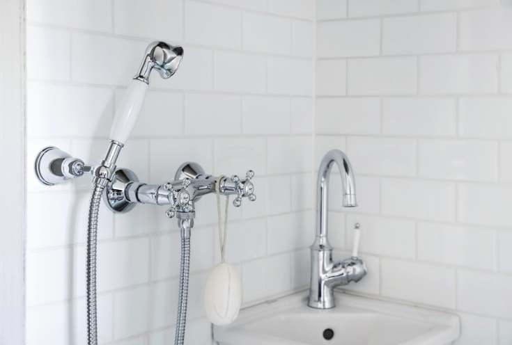 Damixa Tradition brusearmatur, krom | 370210000