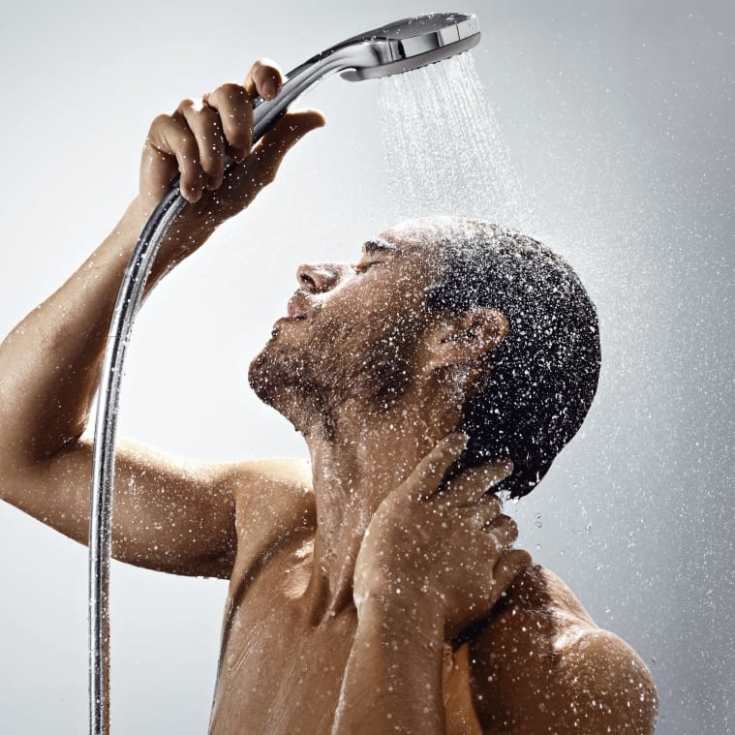 Hansgrohe Croma 100 håndbruser, vandbesparende, krom | 28583000 ...