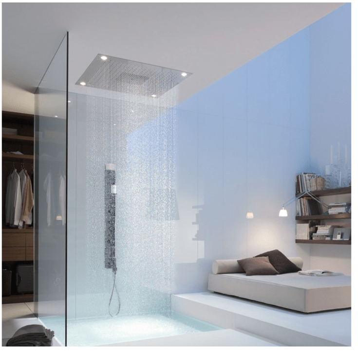 Axor Showersolution ShowerHeaven brusehoved, 72x72 cm, rustfrit stål ...