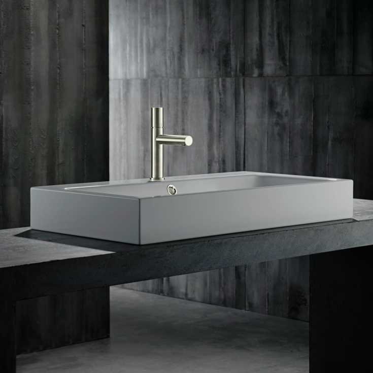 Axor Uno 110 håndvaskarmatur, børstet nikkel | 45002820